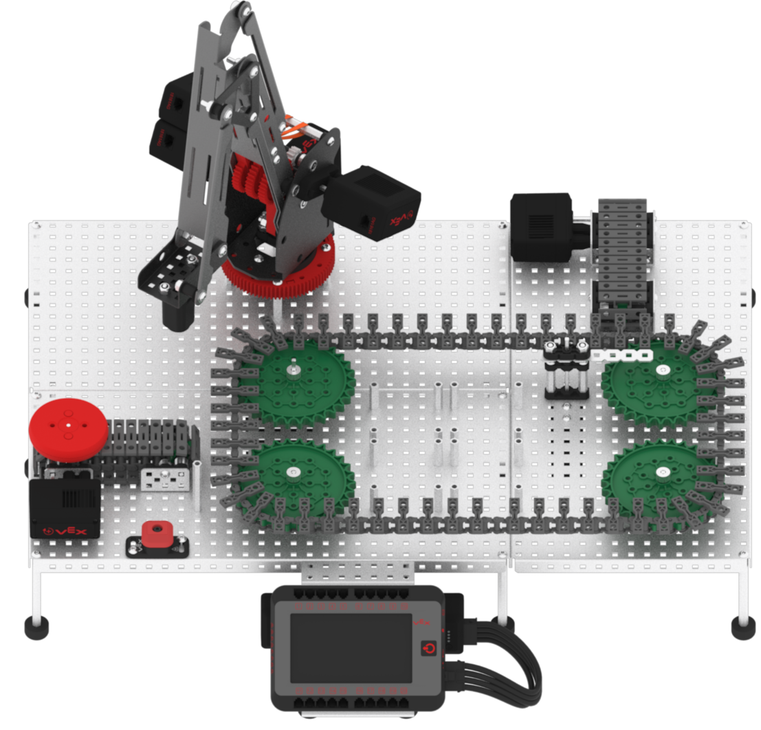 VEX Workcellv1 - Using a Conveyor System - Lab 9 - Spin the Transport Conveyor